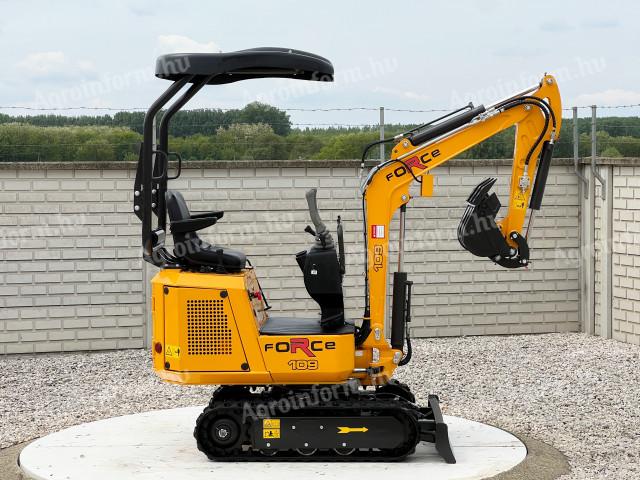 Force 109 mini árokásó / markoló / mini excavator - Szabolcs-Szatmár ...