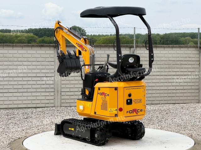 Force 109 mini árokásó / markoló / mini excavator - Szabolcs-Szatmár ...