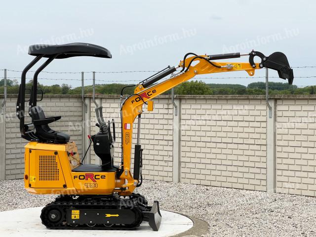 Force 109 mini árokásó / markoló / mini excavator - Szabolcs-Szatmár ...